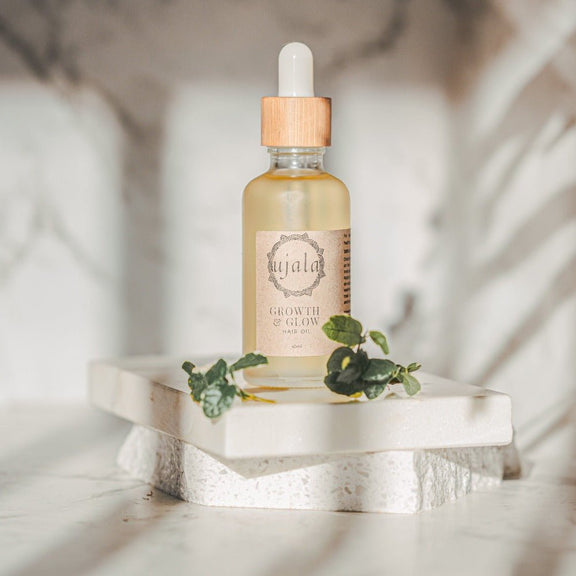 Organic natural hair oil for growth, strong, thick and shining hair ...